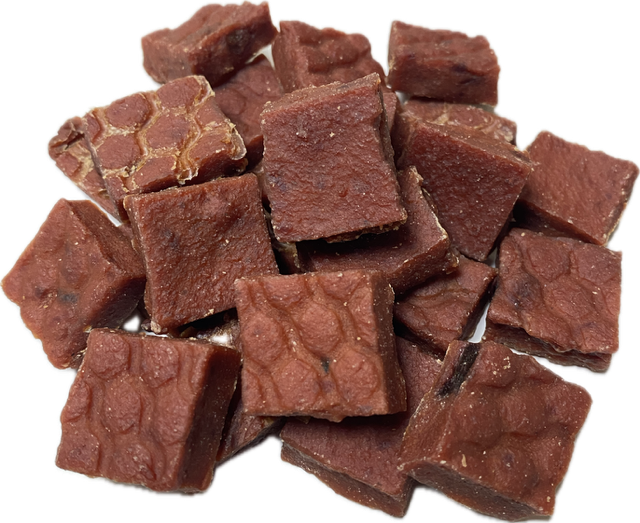 Y007 Beef & Beef-Heart Bits – DriedDogTreats-Trade