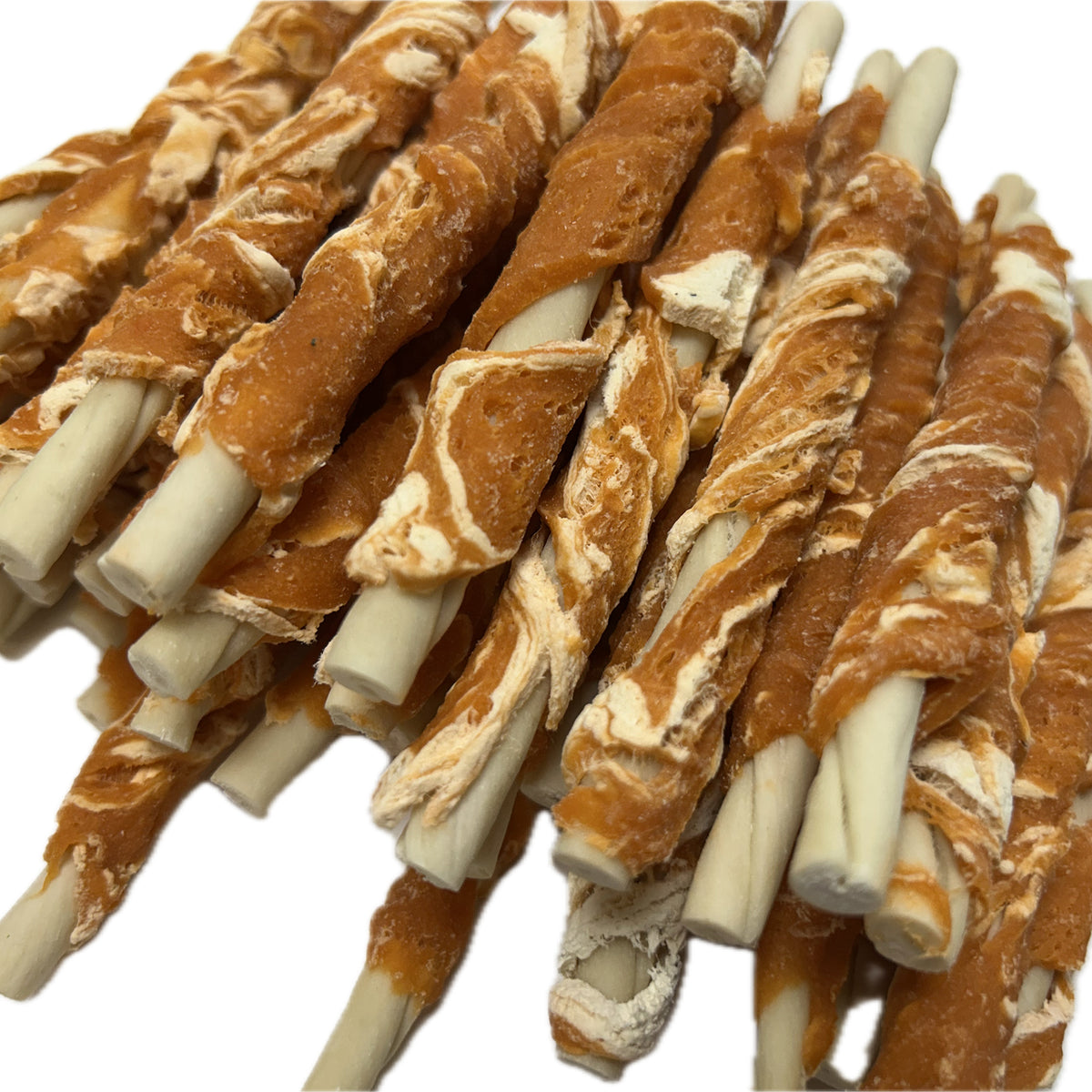 A007 Salmon & Cod Marbled Meat Wrapped Rawhide Sticks – DriedDogTreats ...