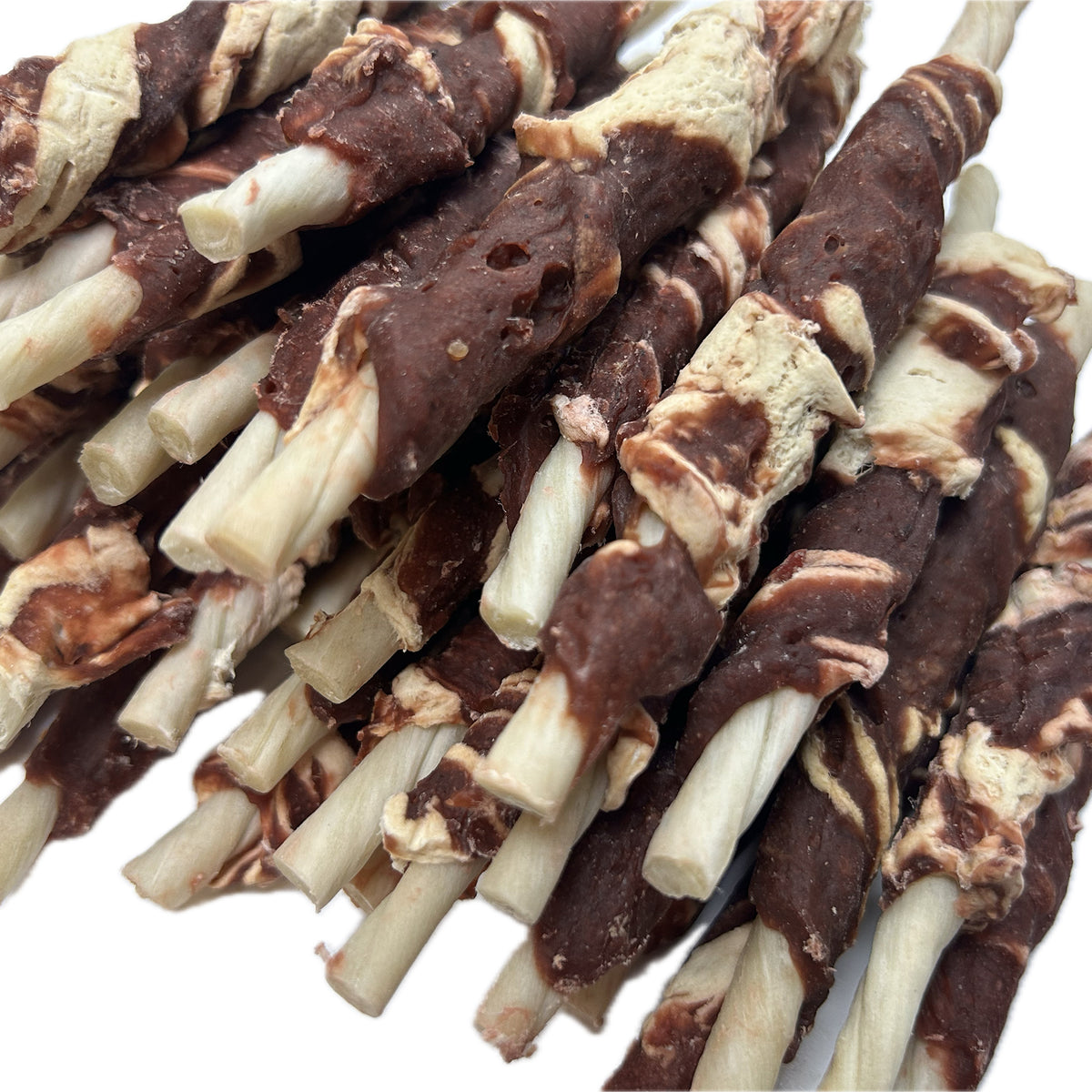 A008 Lamb & Cod Marbled Meat Wrapped Rawhide Sticks – DriedDogTreats-Trade